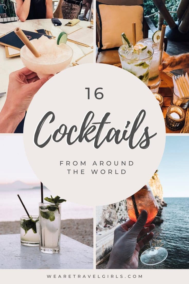 16 Travel Themed Cocktails To Enjoy At Home | We Are Travel Girls